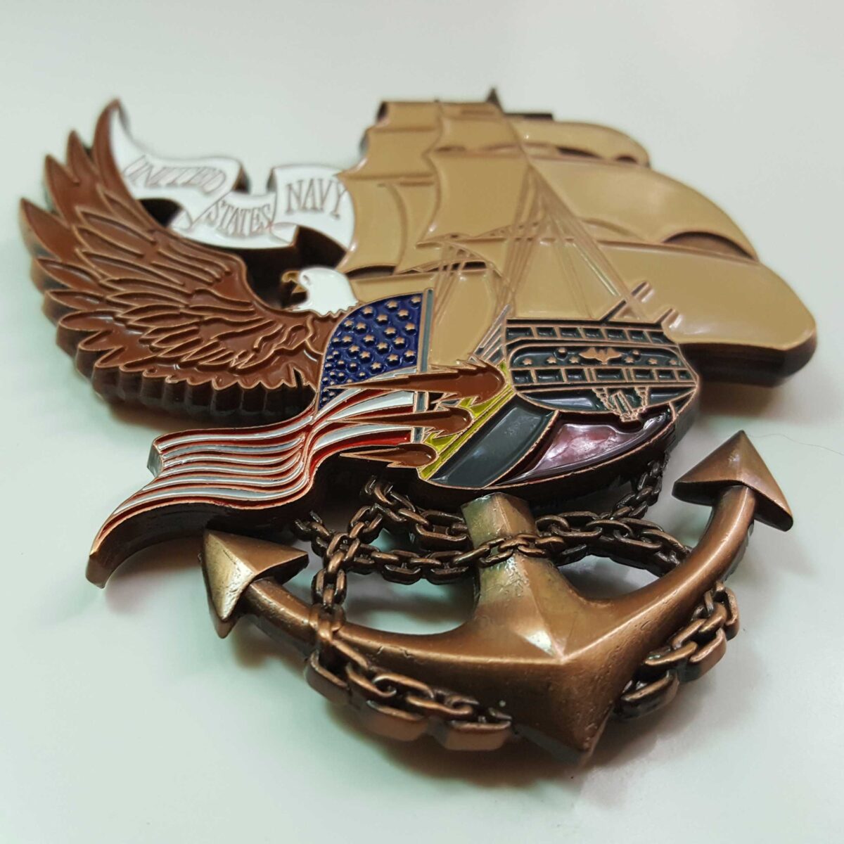 Navy Challenge Coins in Ship Commissioning and Christening Ceremonies ...